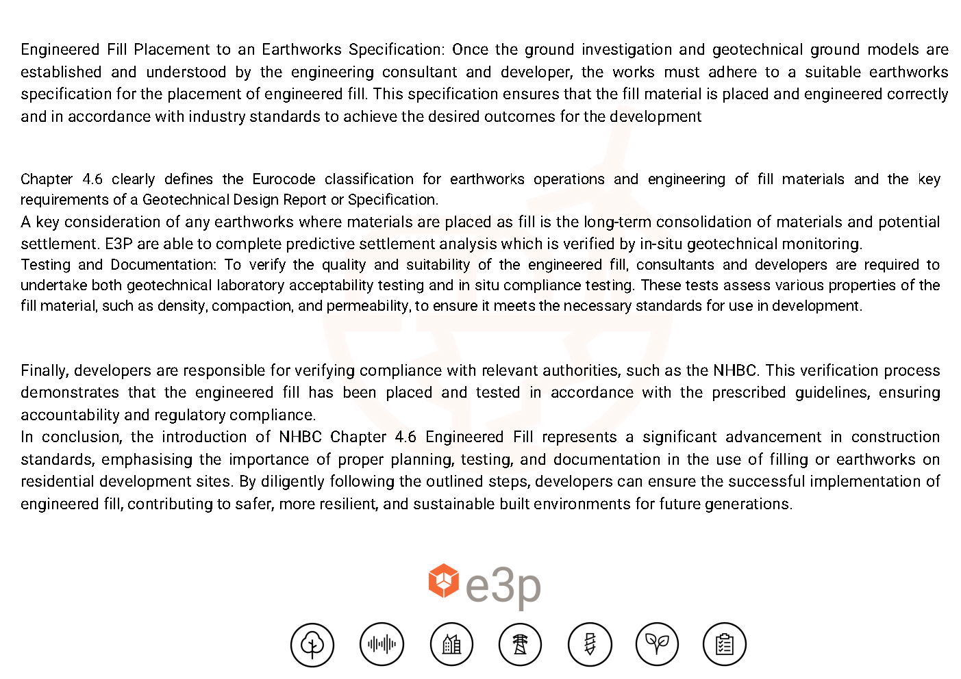 New NHBC Chapter 4.6 – Engineered Fill - e3p